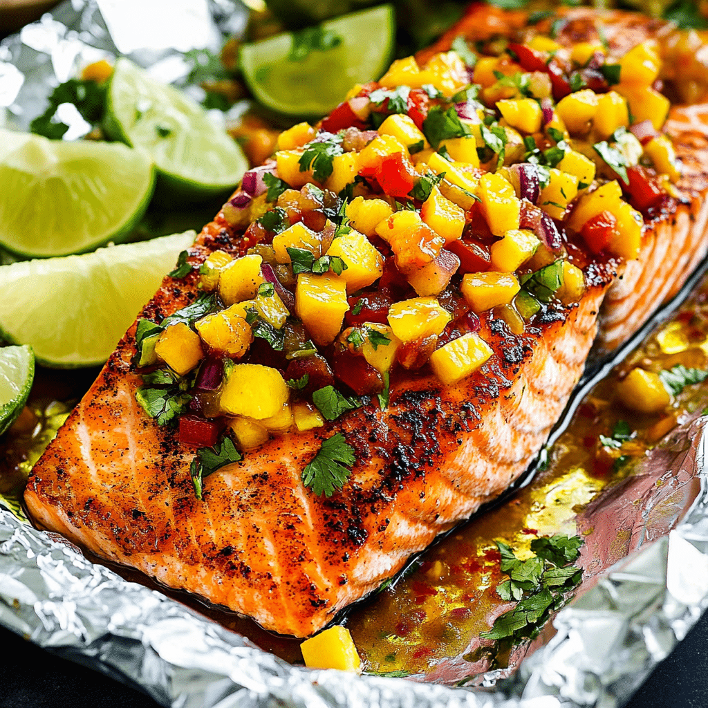 Salmon with Mango Salsa