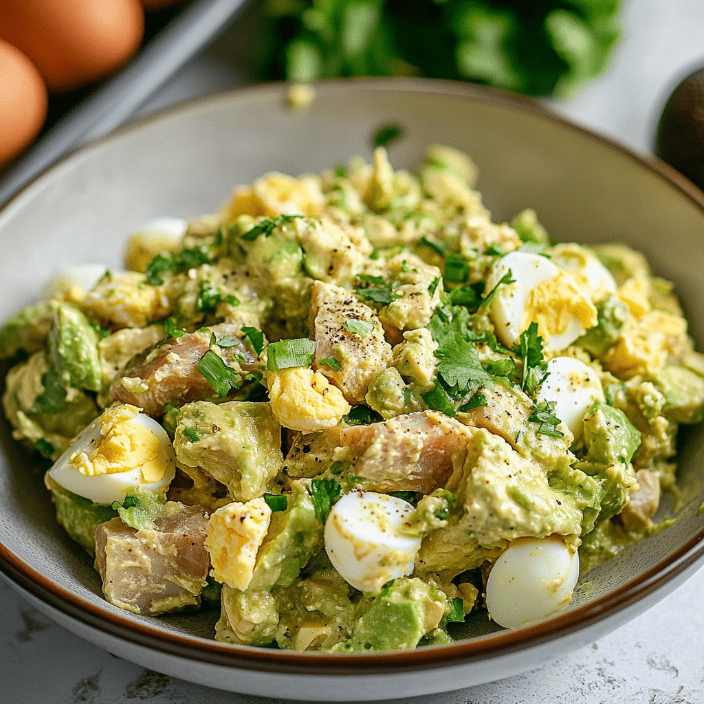 Tuna Avocado Egg Salad