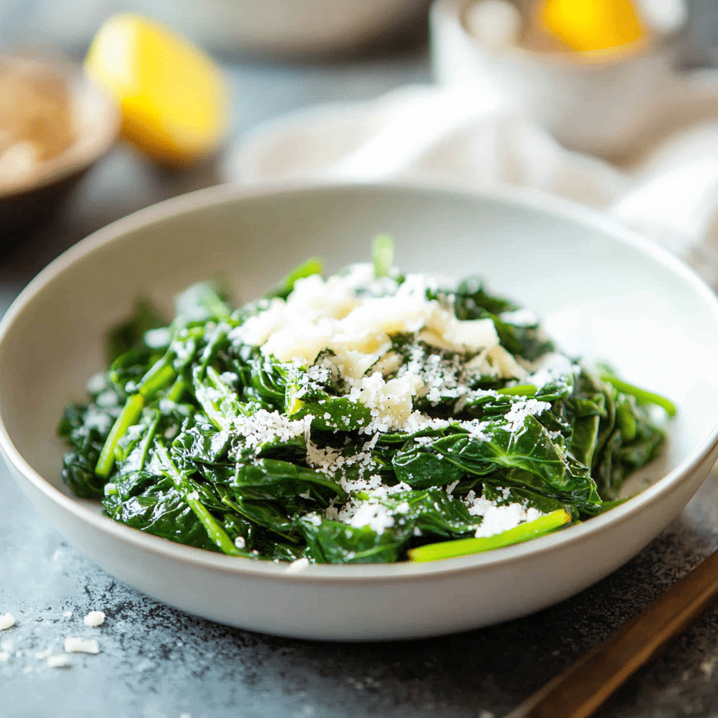 Quick and Easy Sautéed Spinach